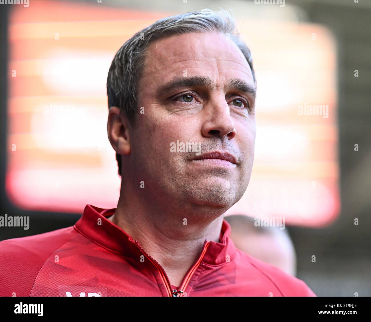 Michael Duff Manager of Swansea City arrives ahead of the Sky Bet ...