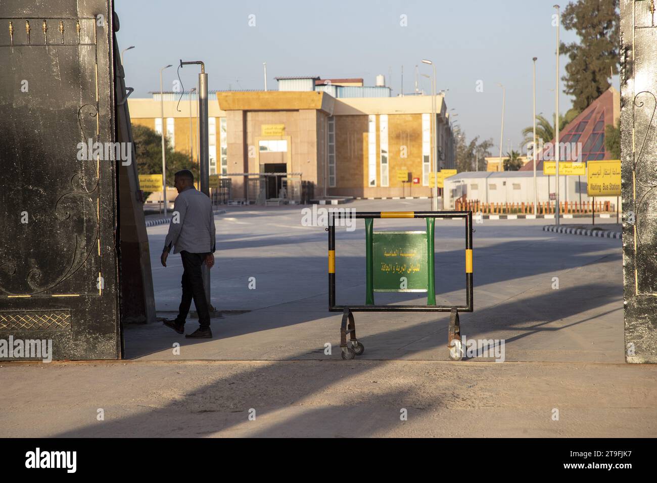 Illustration picture shows the Rafah border crossing pictured during a ...
