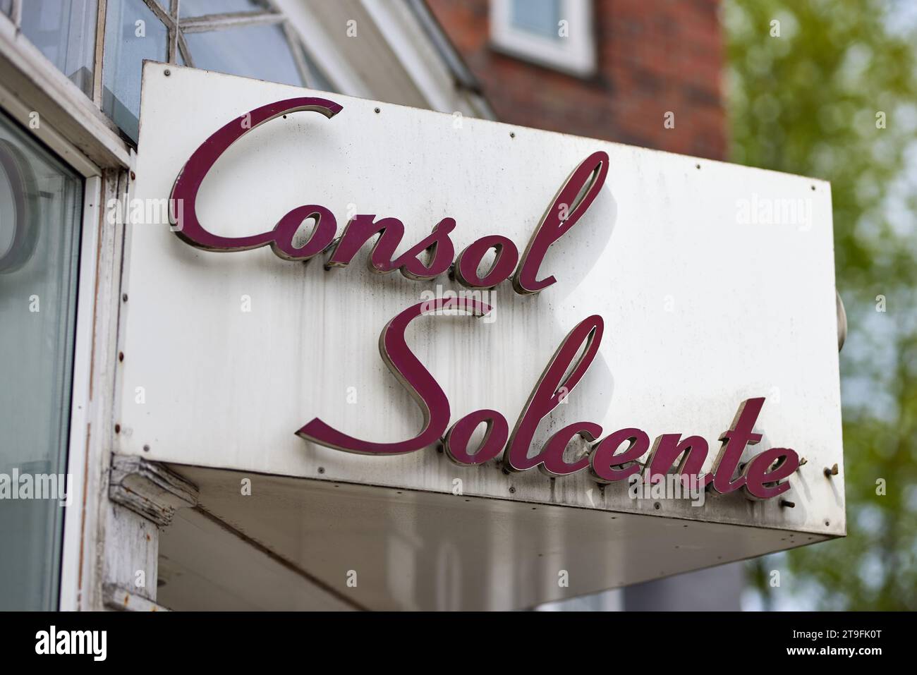 Consol Solcenter, sign, solarium/tanning salon; Copenhagen, Denmark ...