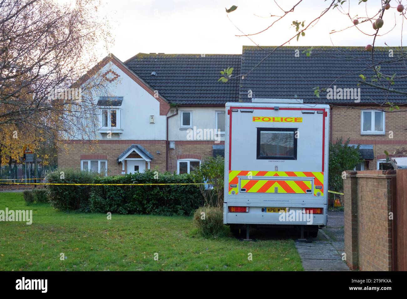Police and scientific investigators attend an alleged muder scene at ...