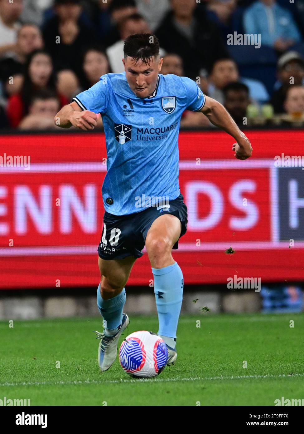 Sydney, Australia. 25th Nov, 2023. Mattew Scarcella of Sydney FC team ...