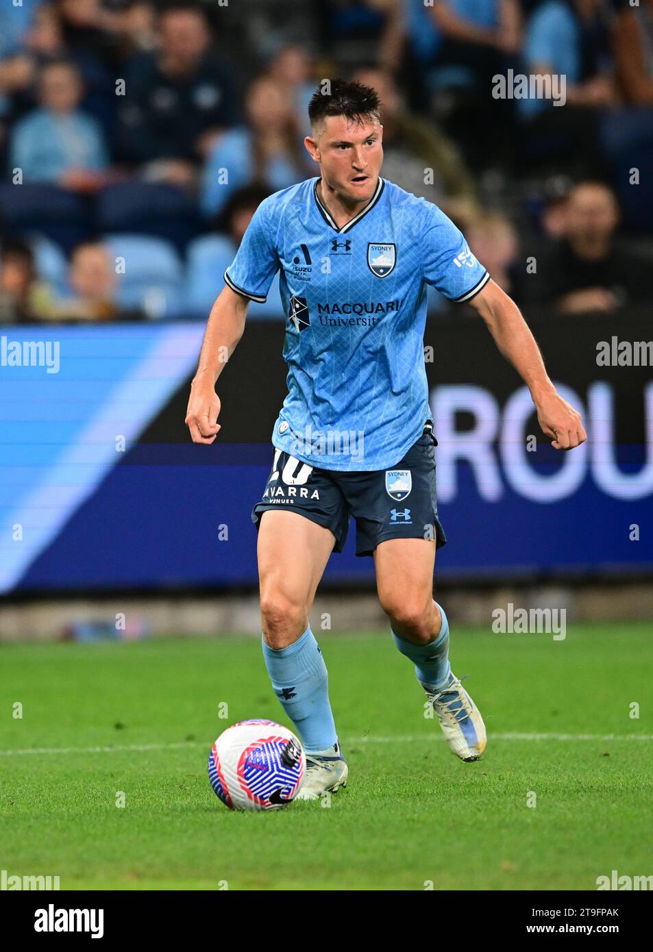 Sydney, Australia. 25th Nov, 2023. Joseph Lolley of Sydney FC team is ...