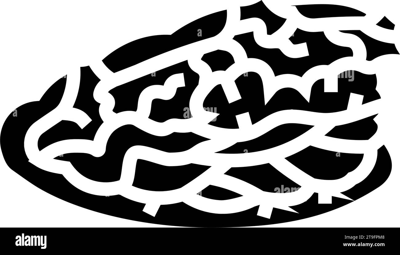 doner kebab turkish cuisine glyph icon vector illustration Stock Vector ...