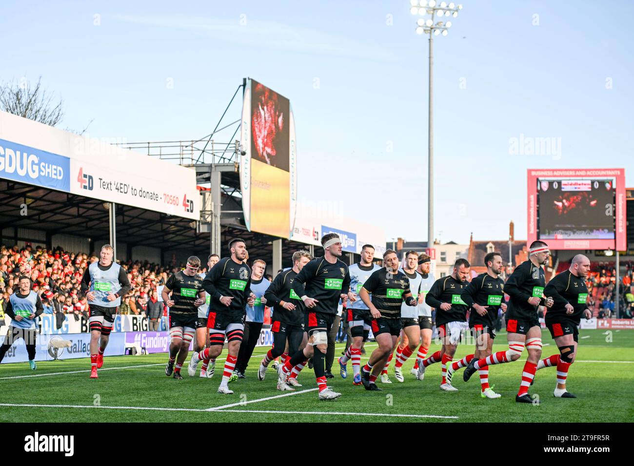 Kingsholm Stadium, Gloucester, Gloucestershire, UK. 25th Nov, 2023 ...