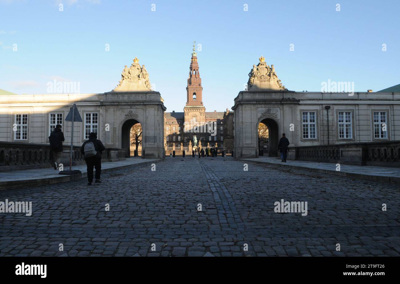Copenhagen, Denmark /25 November 2023/. Christmas borg castle danish ...