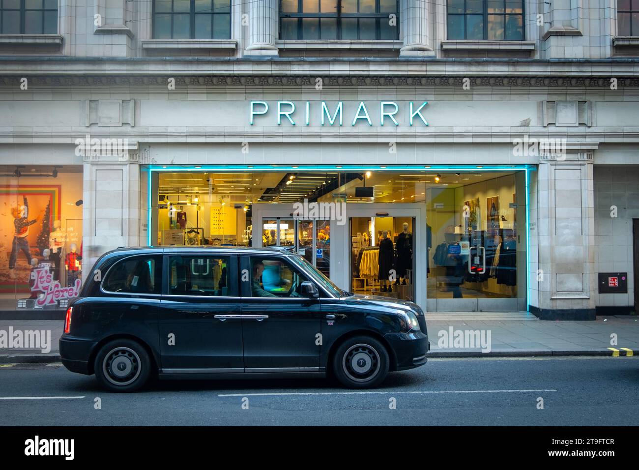 LONDON- NOVEMBER 23, 2023: Primark fast fashion retail shop on Oxford ...