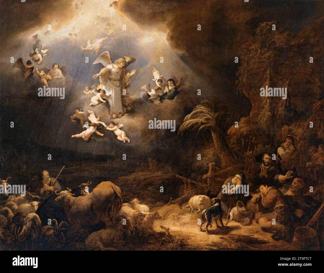 Angels announce shepherds hi-res stock photography and images - Alamy