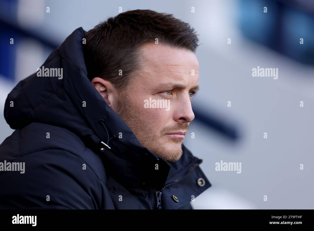 Millwall manager Joe Edwards before the Sky Bet Championship match at ...