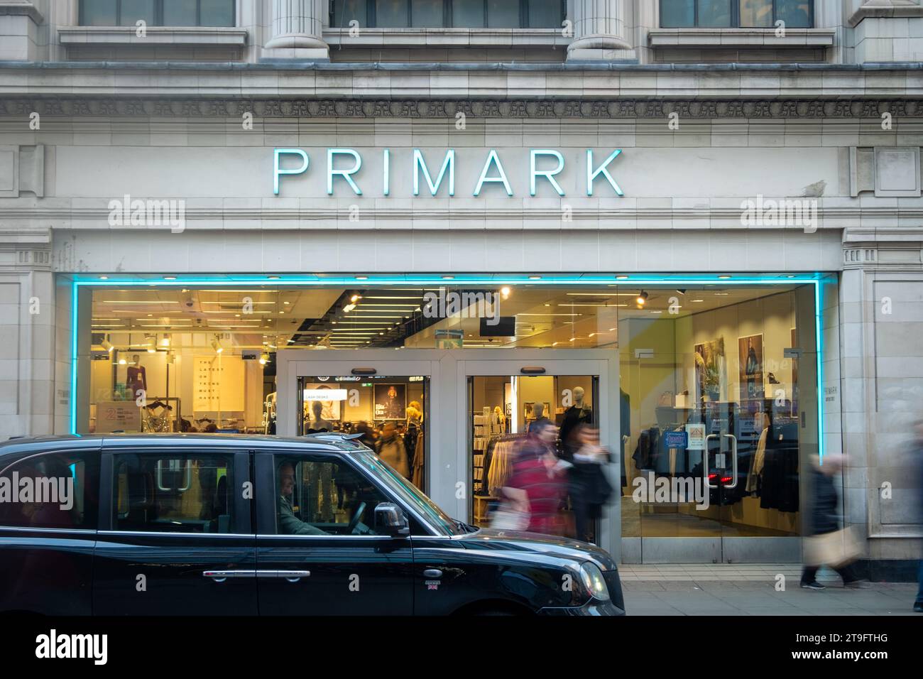LONDON- NOVEMBER 23, 2023: Primark fast fashion retail shop on Oxford ...