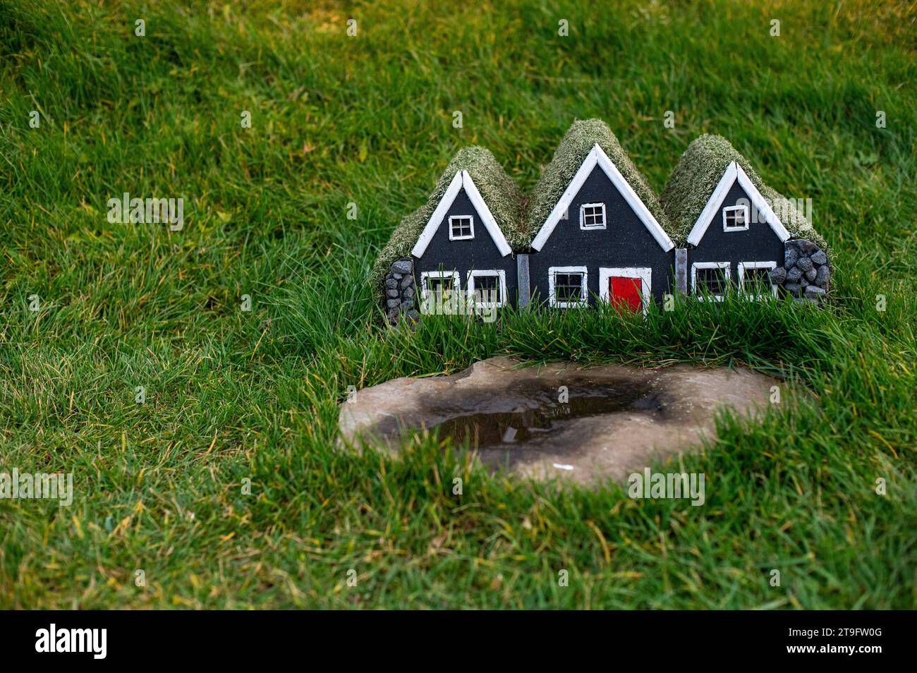 Elf house in Iceland Stock Photo - Alamy