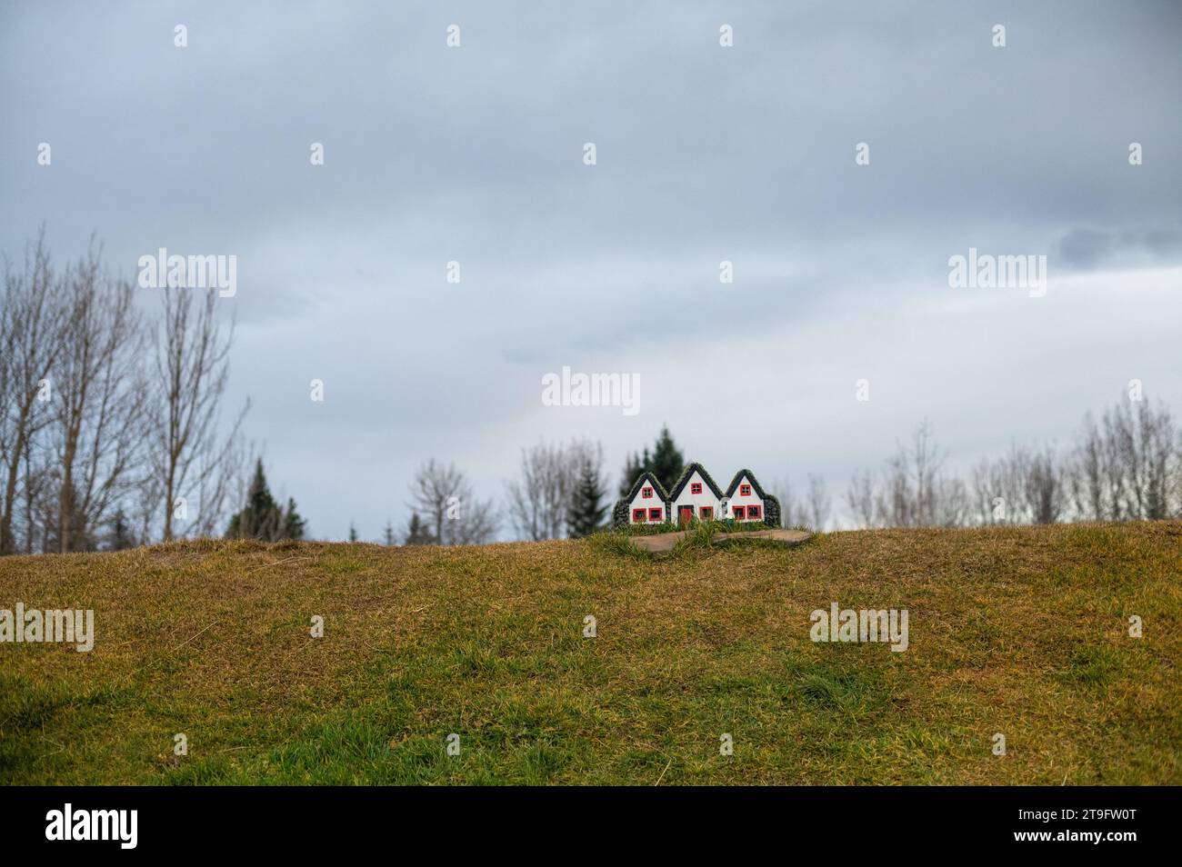 Elf house in Iceland Stock Photo - Alamy