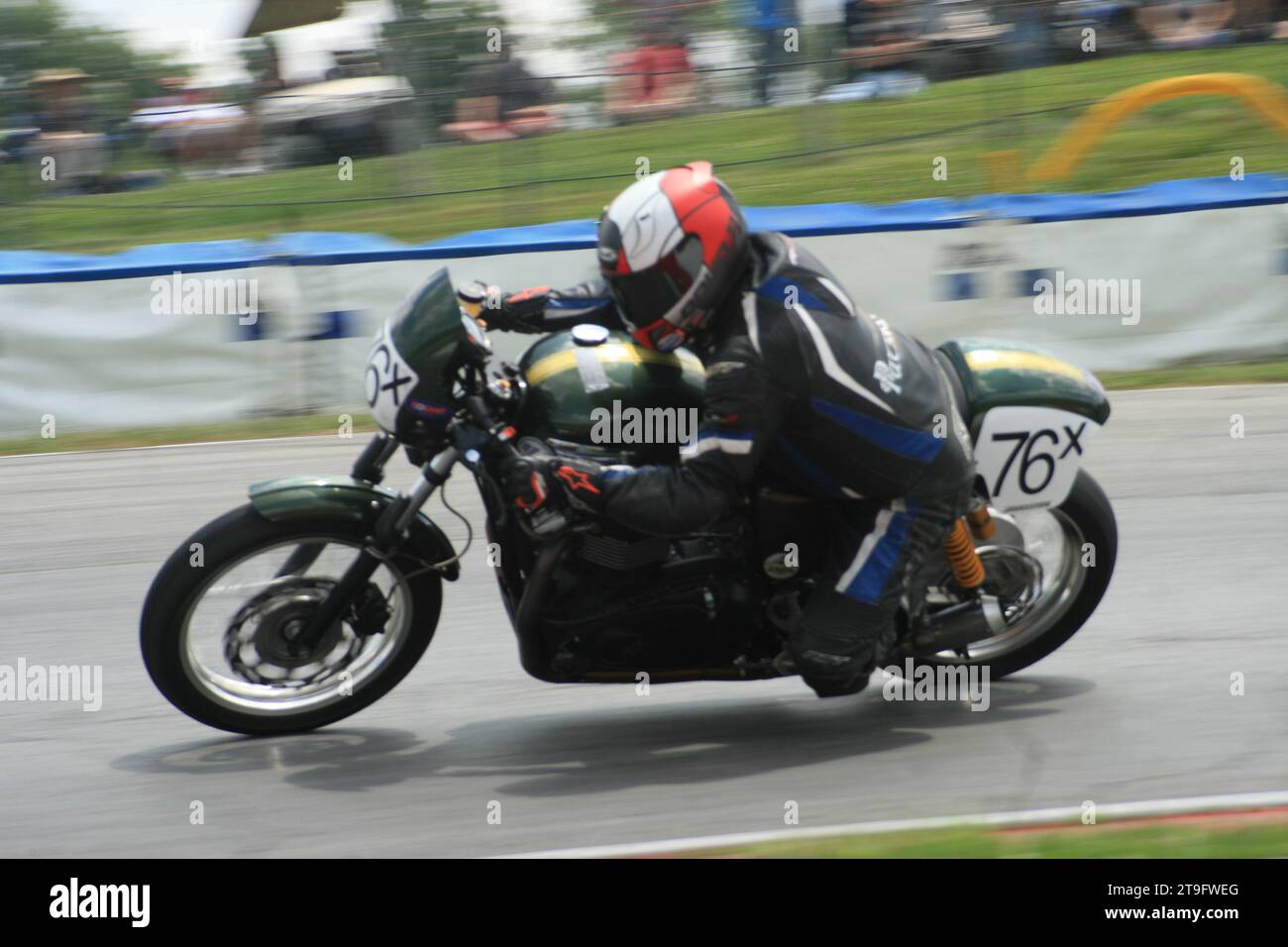 Road Course racing at Mid-Ohio Sports Car Course during AMA Vintage ...