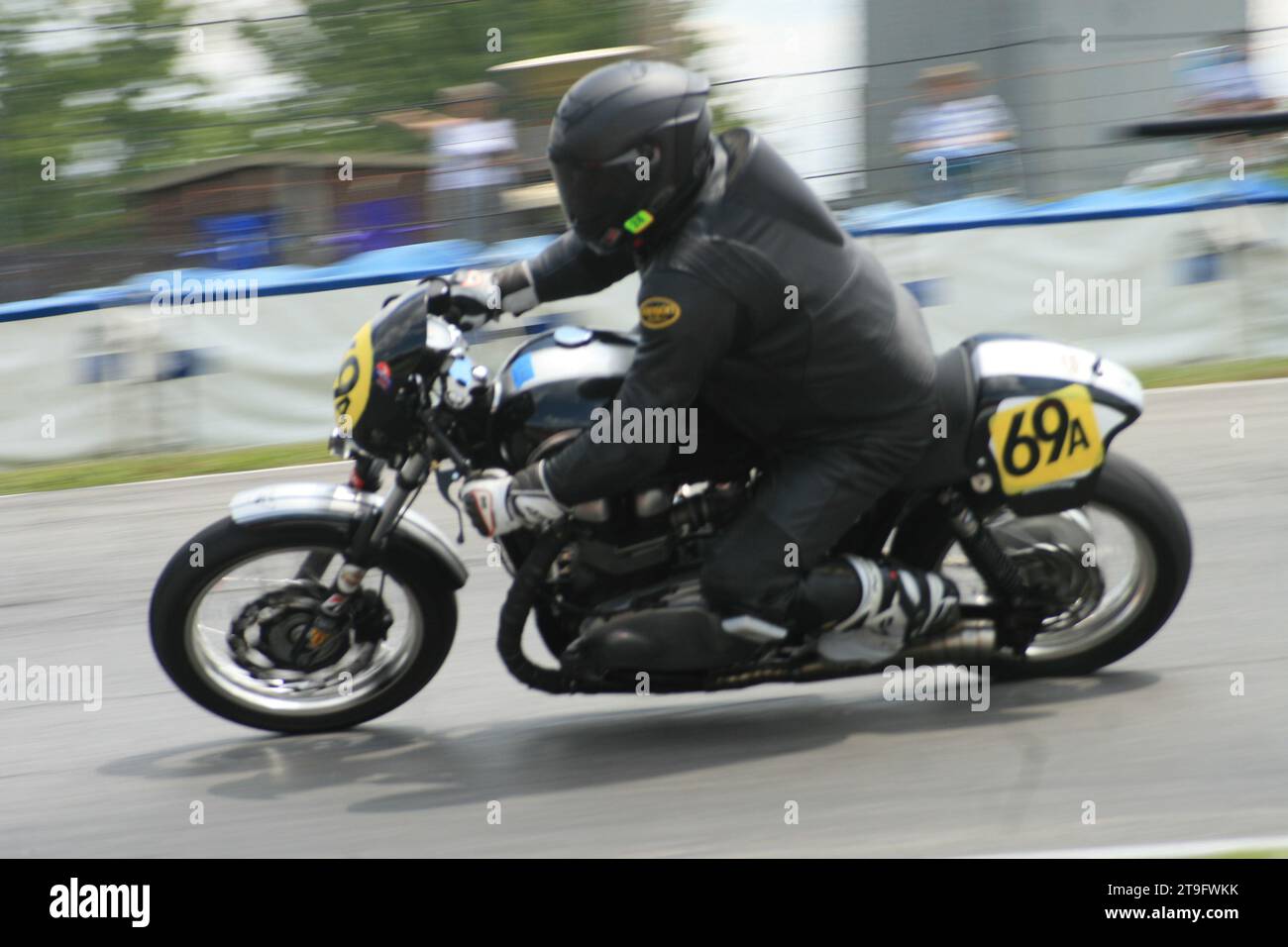 Road Course racing at Mid-Ohio Sports Car Course during AMA Vintage ...