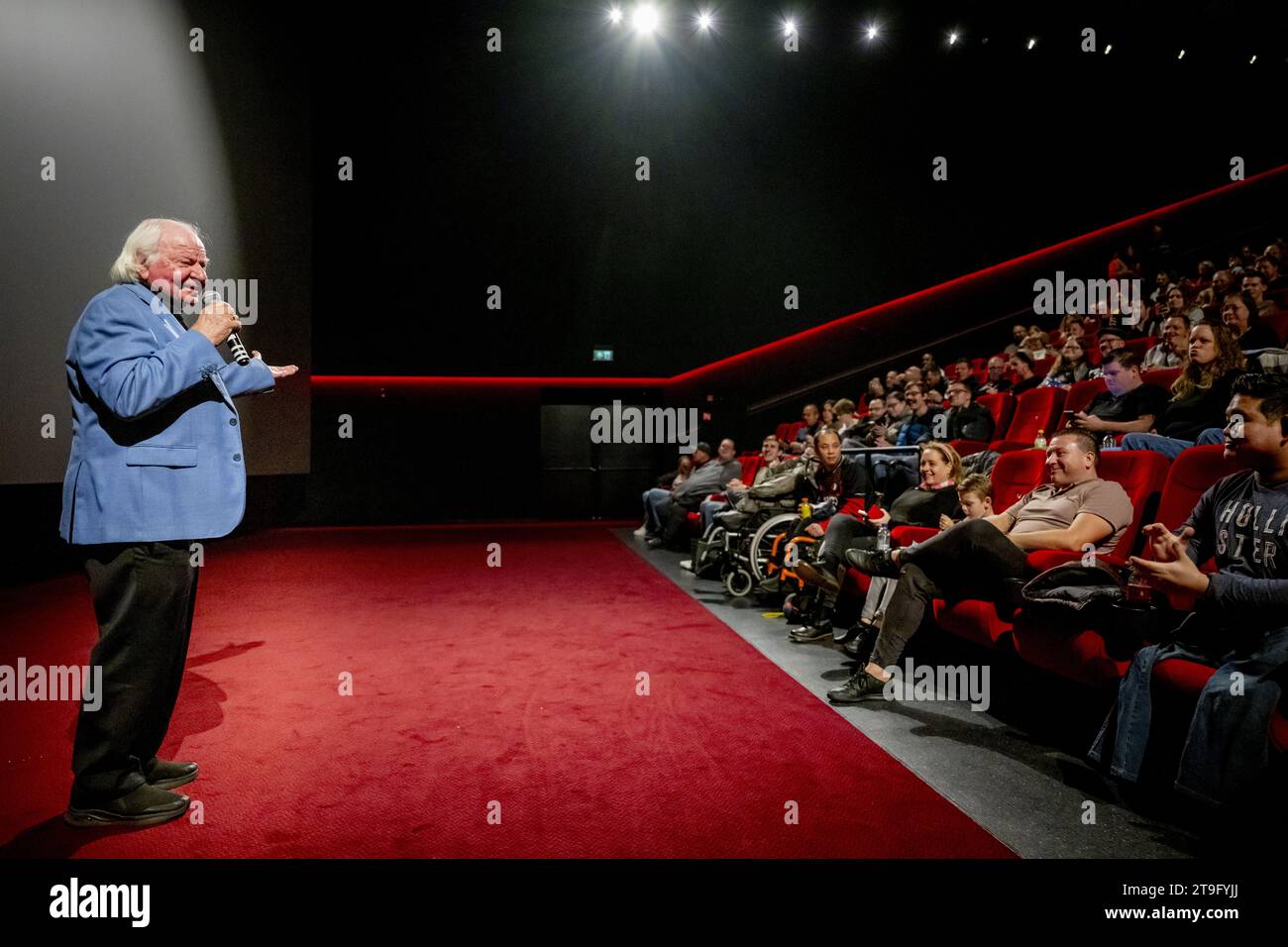 ROTTERDAM - Aad van Toor after the screening of the documentary A ...