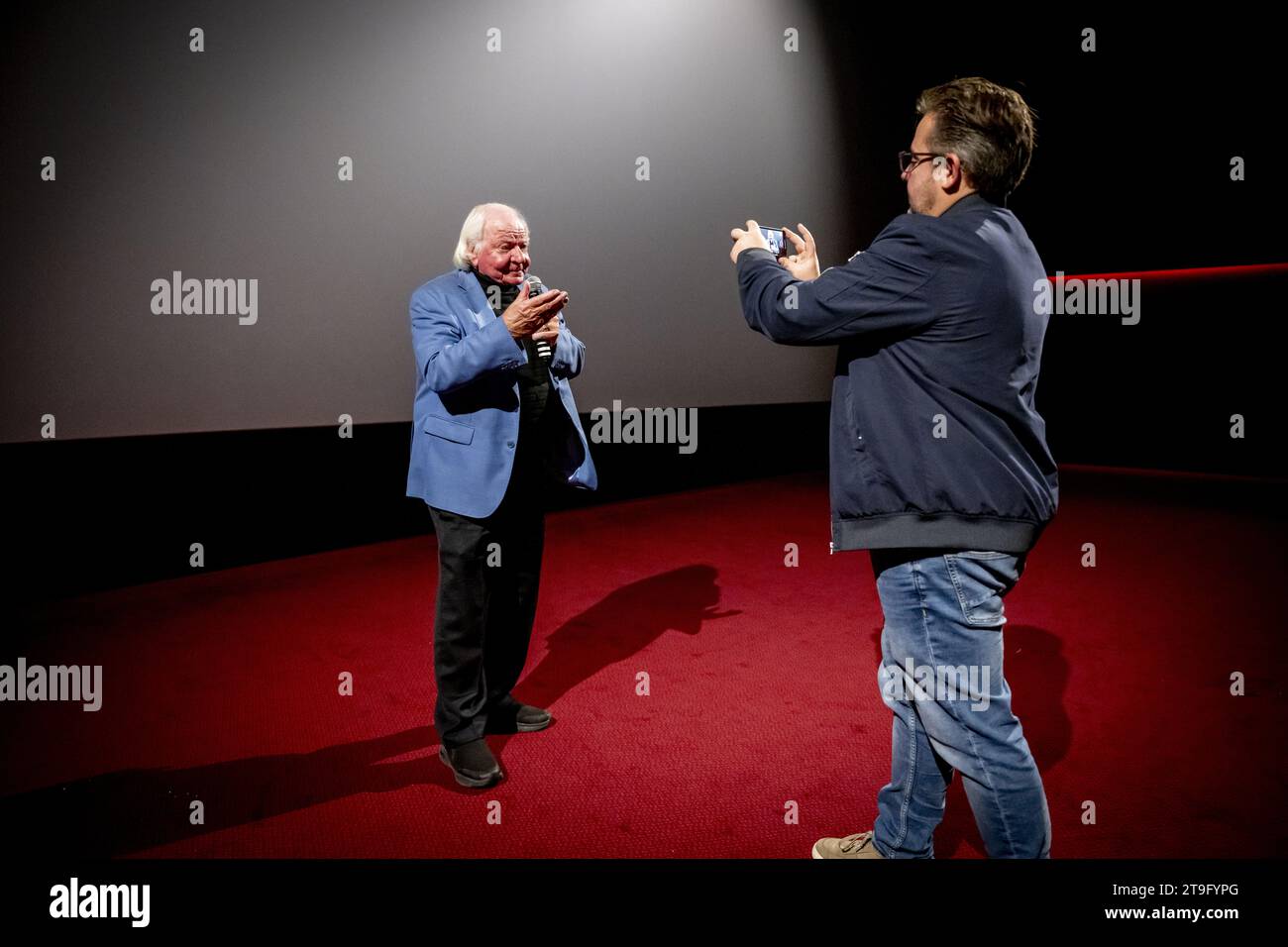 ROTTERDAM - Aad van Toor after the screening of the documentary A ...