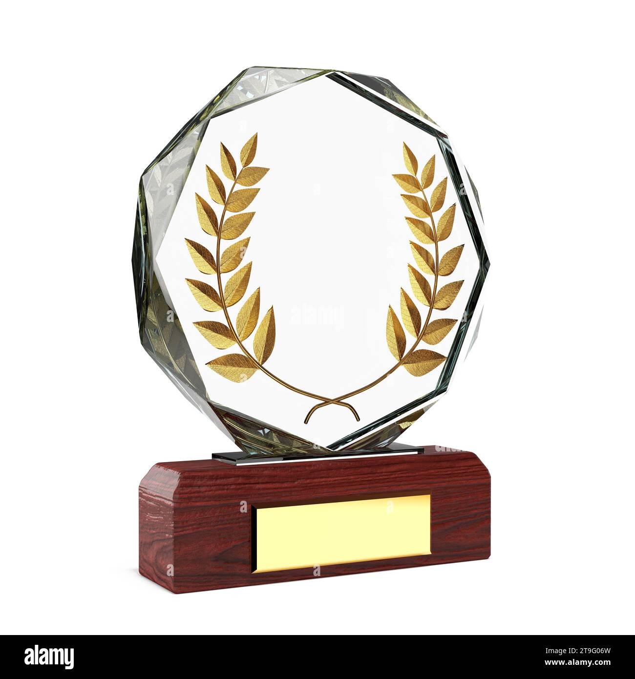 Diamond Winner Award with Golden Laurel Wreath on a white background ...