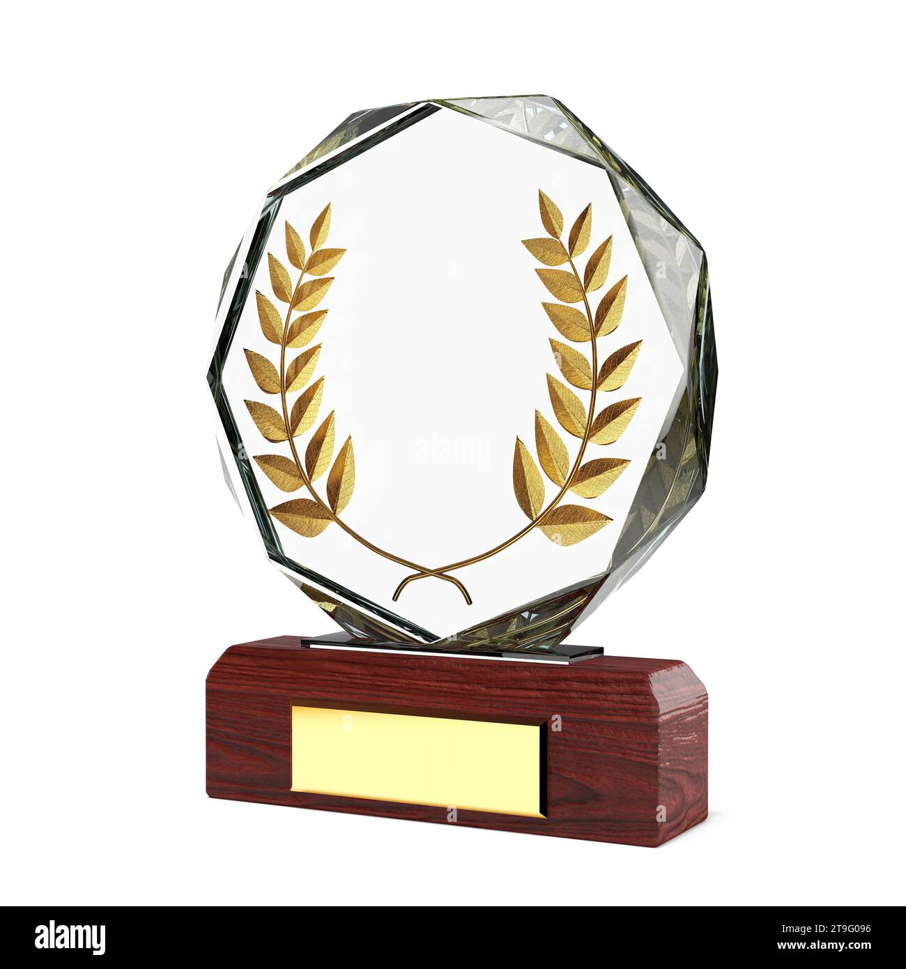 Diamond Winner Award with Golden Laurel Wreath on a white background ...