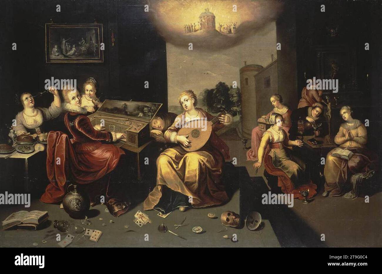 Parable of the Wise and Foolish Virgins c. 1616 by Hieronymus Francken ...