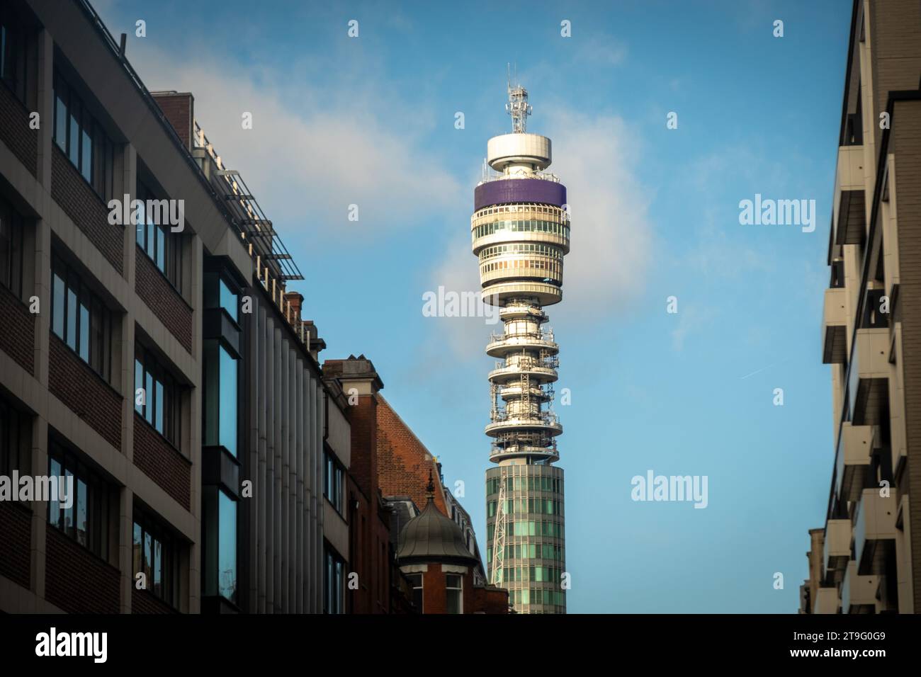 LONDON- NOVEMBER 23, 2023: The BT Tower, headquarters of British ...