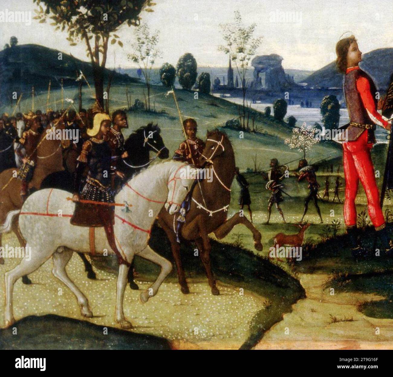 The Magnanimity of Scipio Africanus (detail) - by Bernardino Fungai ...