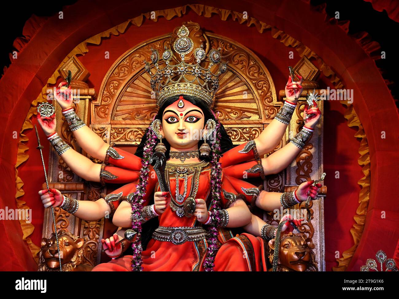 The Bengali famous festival of Durga Puja in the city of joy Kolokata ...