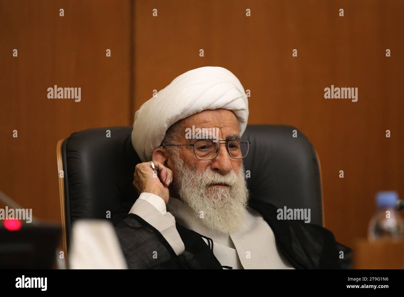 Tehran, Iran. 23rd Nov, 2023. The Secretary of the Guardian Council and ...