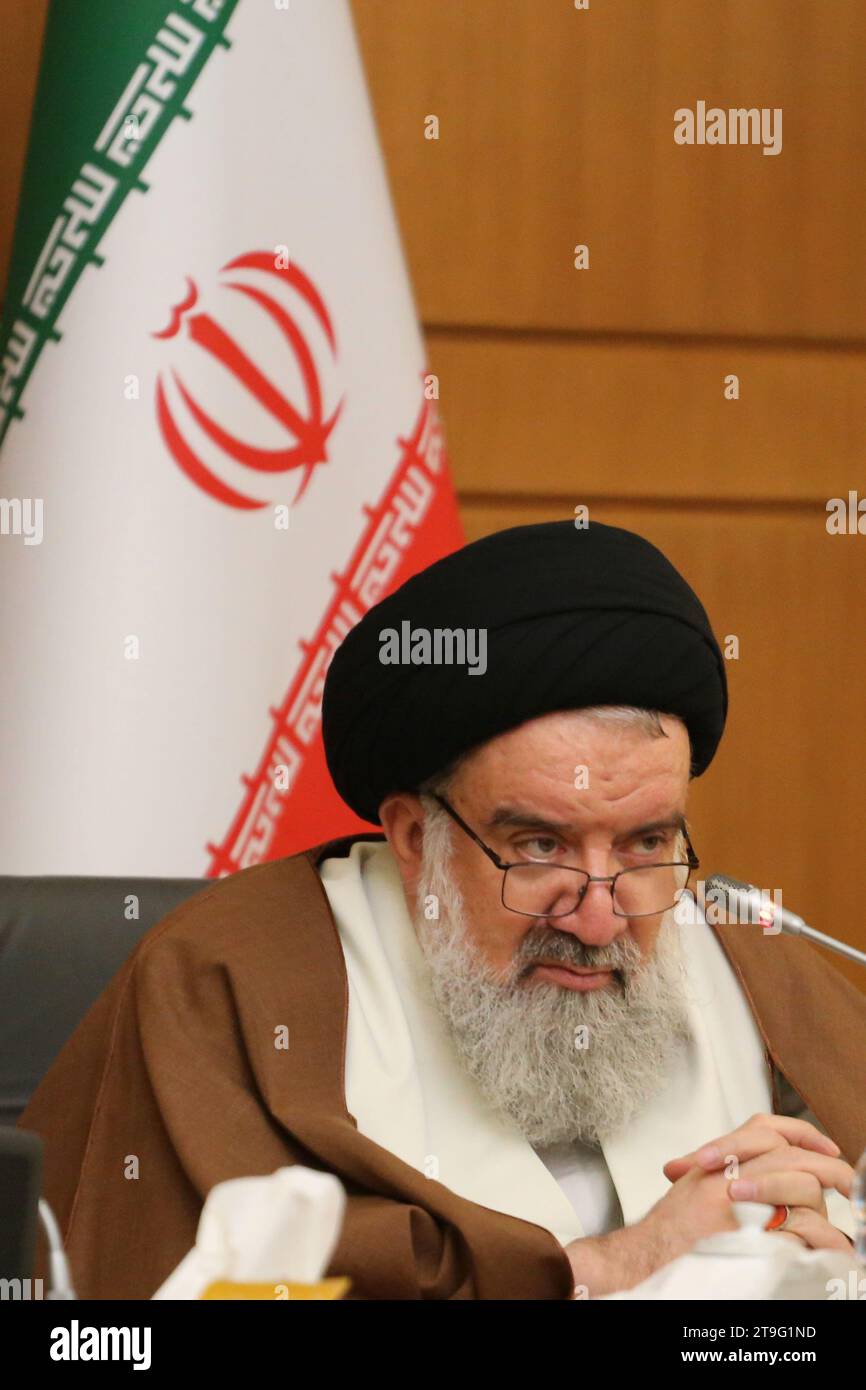 Tehran, Iran. 23rd Nov, 2023. The senior member of the Assembly of ...