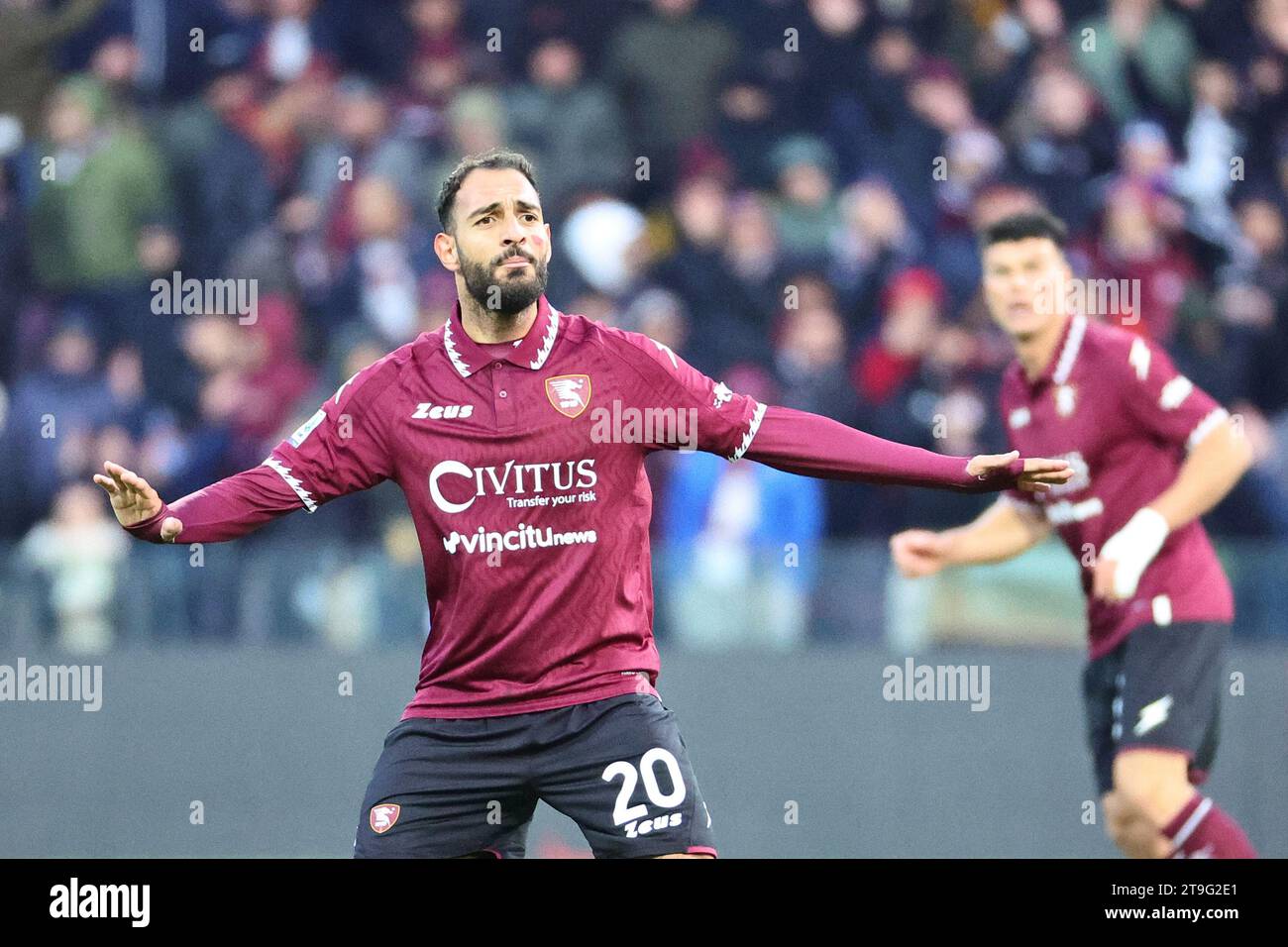 Kastanos salernitana goal hi-res stock photography and images - Alamy