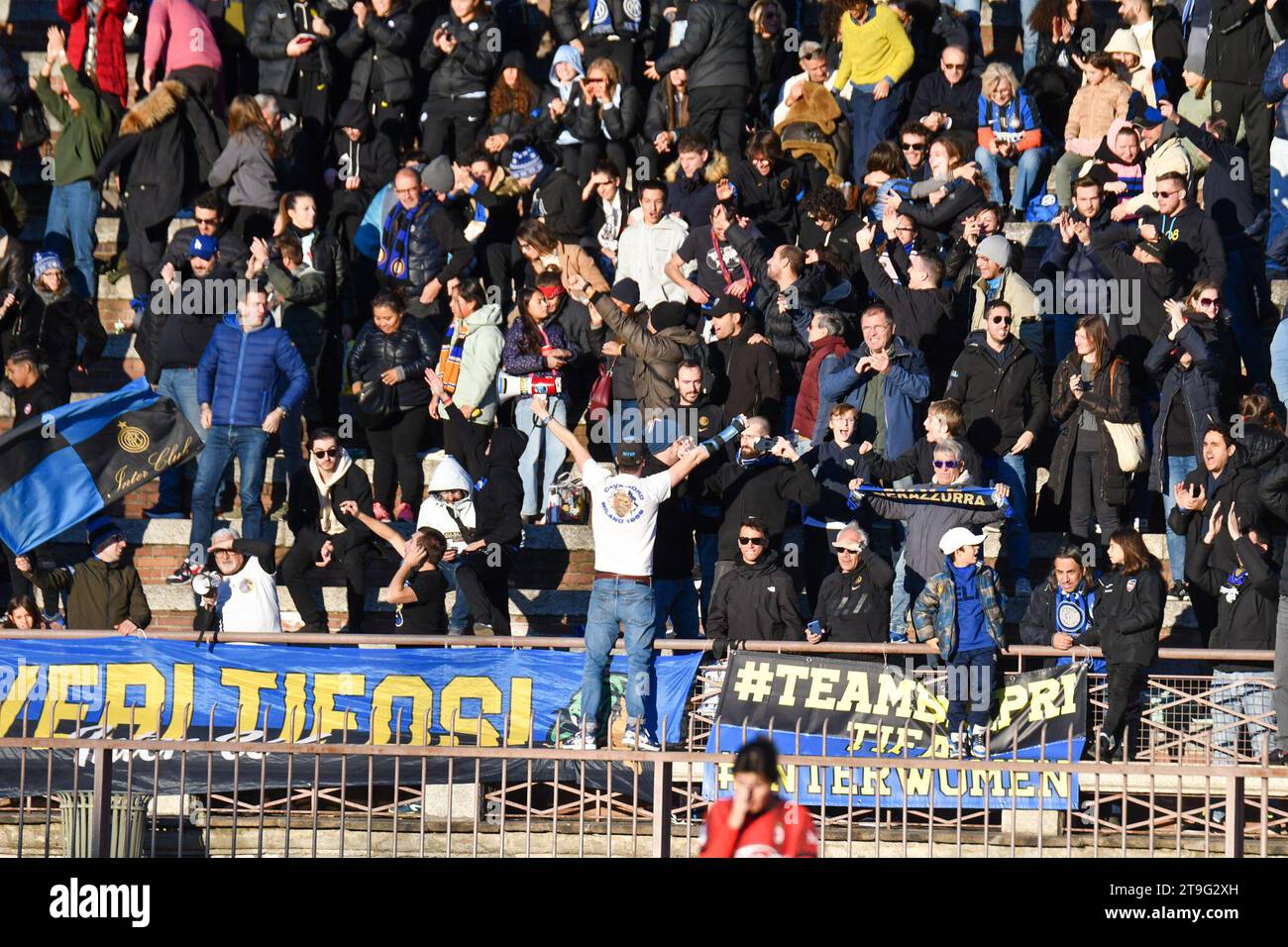 Milano, Italy. 25th Nov, 2023. Inter Fans during Serie A Femminile ...