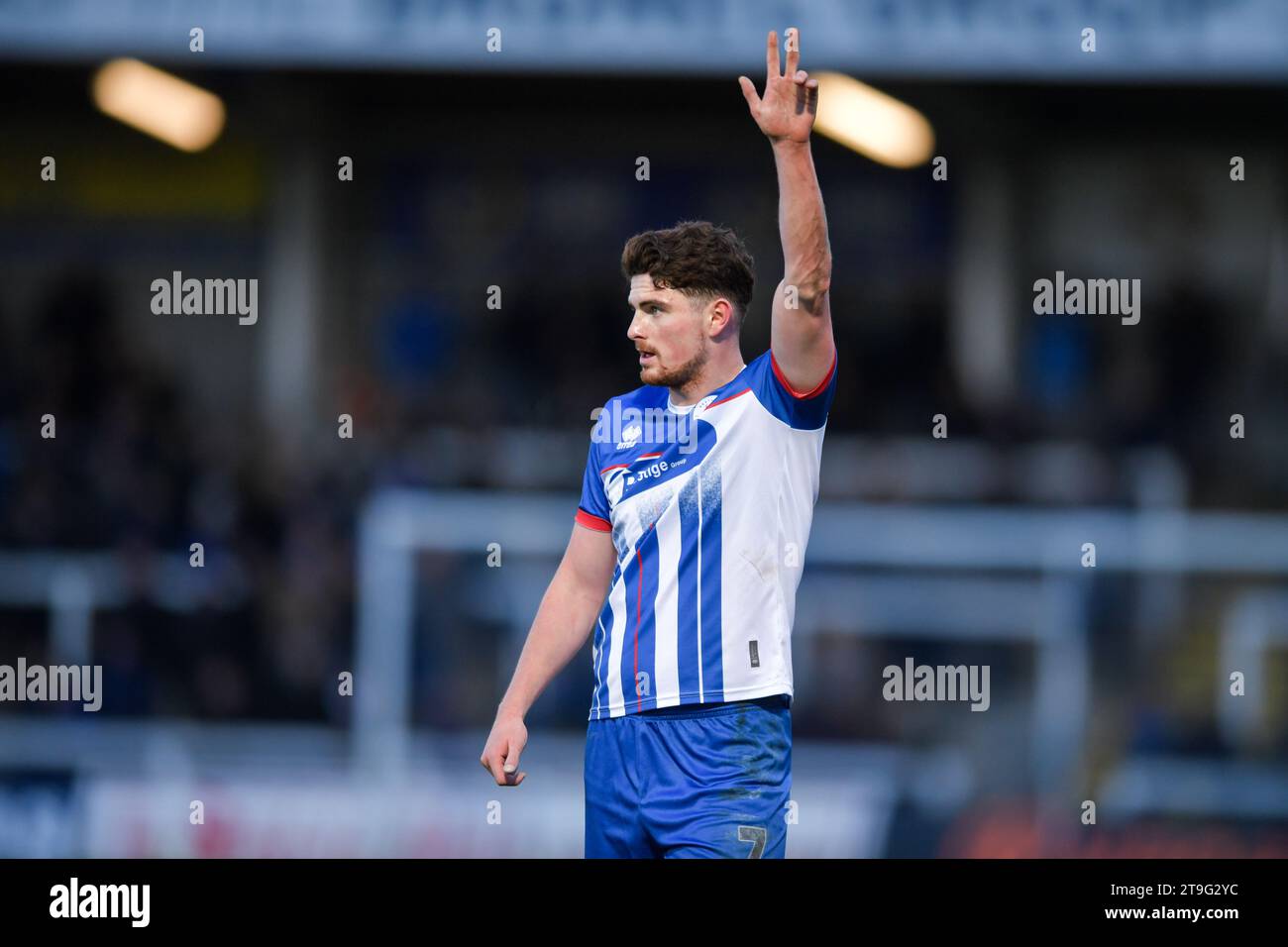 Hartlepool United's Jake Hastie during the Vanarama National League ...