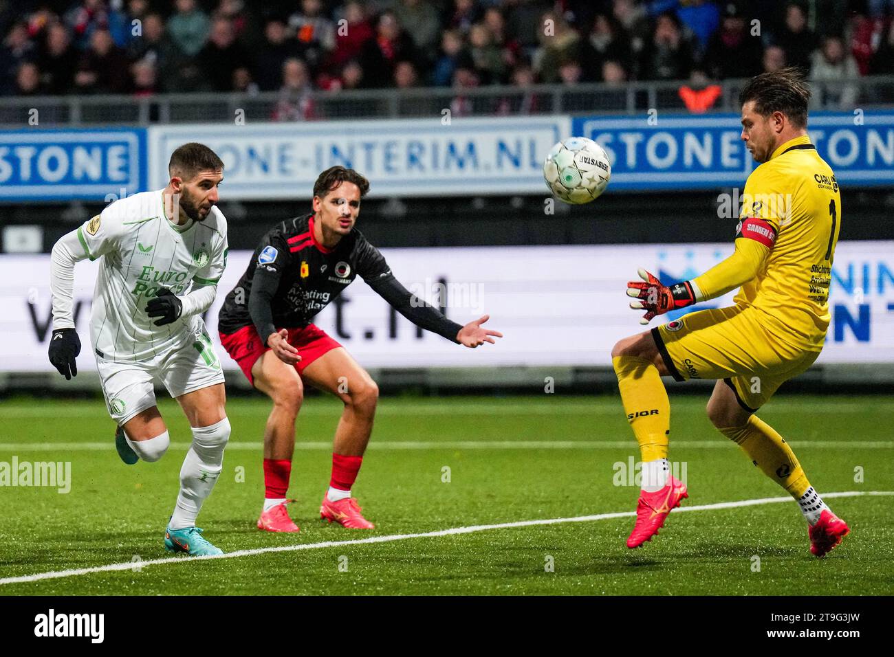 Rotterdam, Netherlands. 25th Nov, 2023. Rotterdam - Luka Ivanusec of Feyenoord, sbv Excelsior ...
