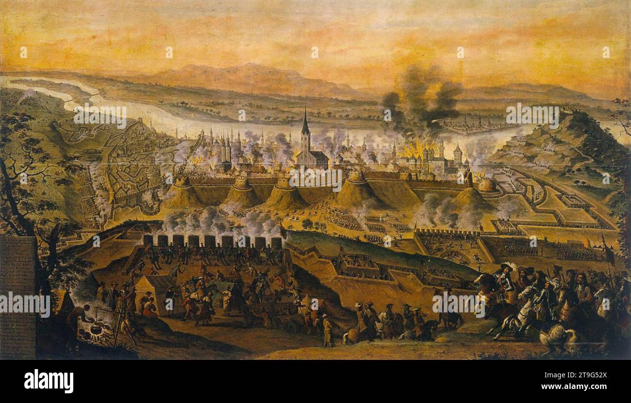 The Siege of Buda, 1686 - by Frans Geffels Stock Photo - Alamy