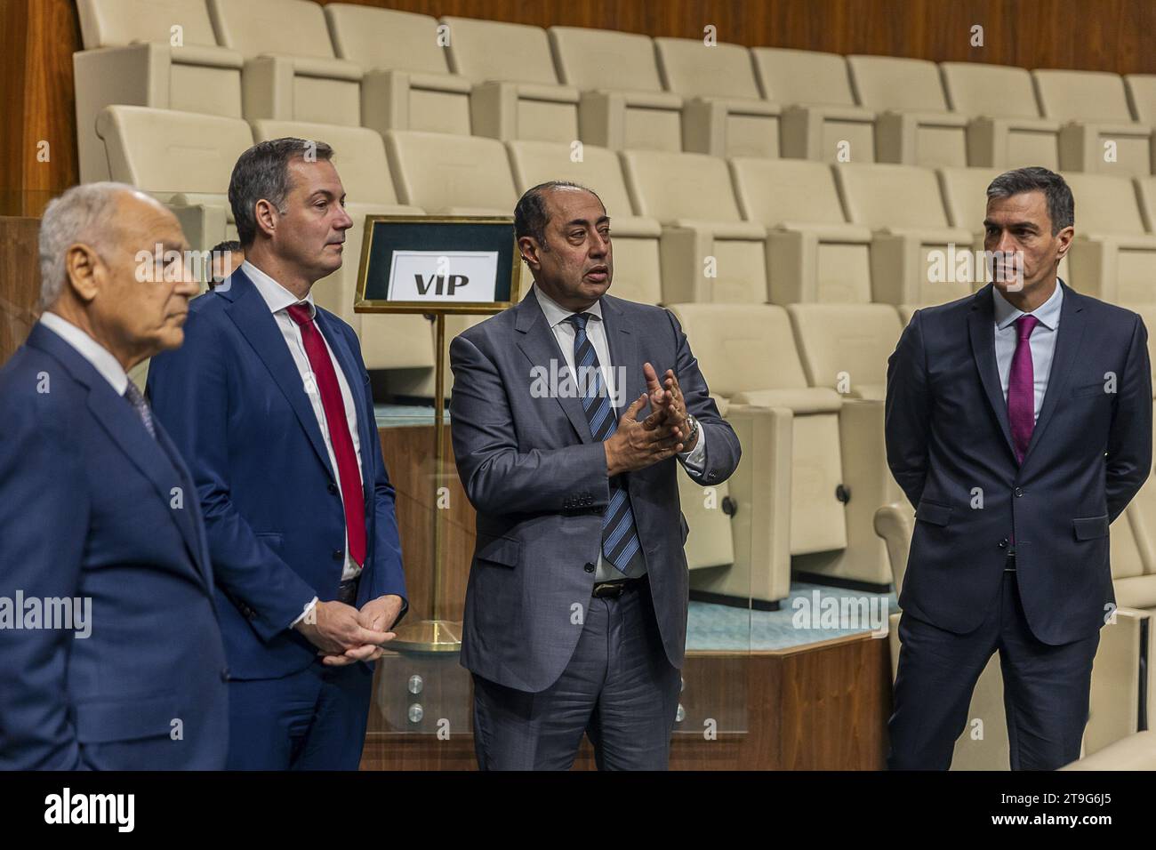 Prime Minister Alexander De Croo and Prime Minister of Spain Pedro ...