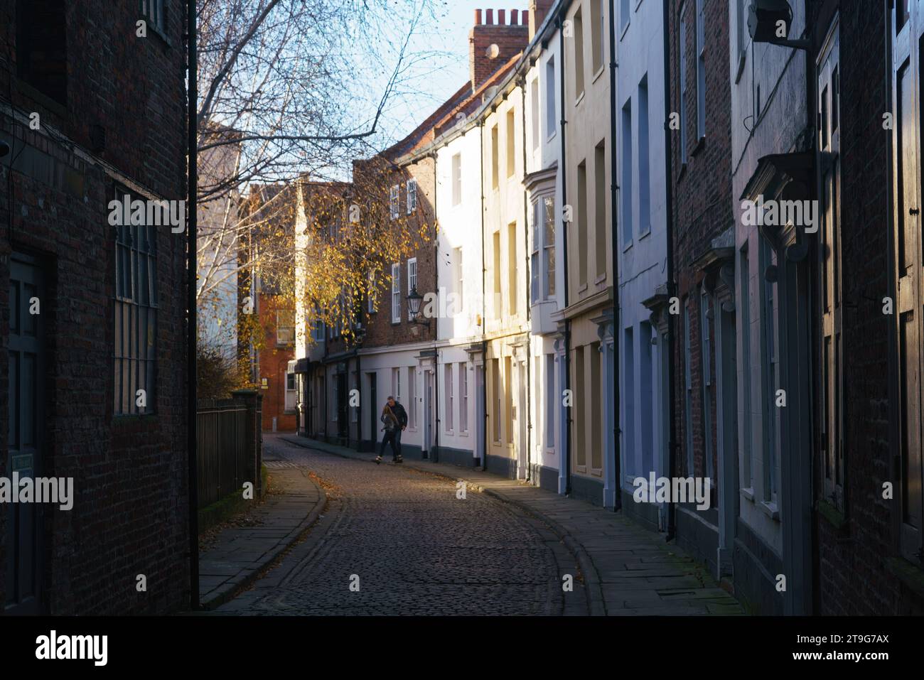 Prince Street, Hull, East Yorkshire, UK. Houses built in the 1770s ...