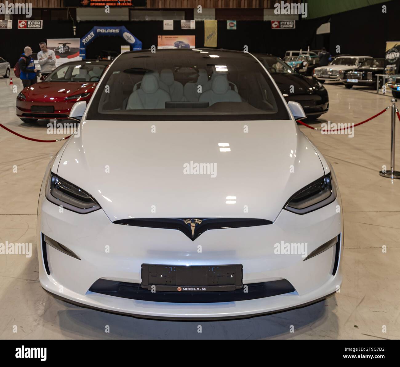 Tesla Model Y at Sarajevo Car Show - SIA 2023 Stock Photo - Alamy
