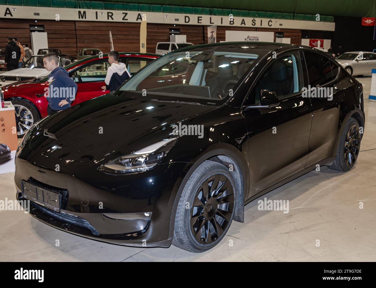 Tesla Model X at Sarajevo Car Show - SIA 2023 Stock Photo - Alamy