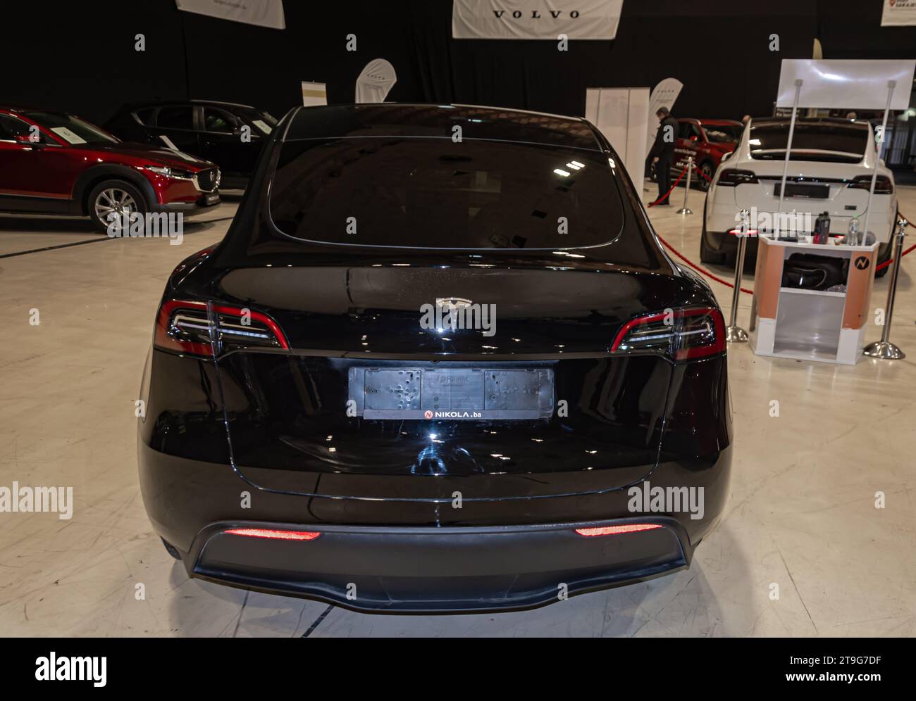 Tesla Model X at Sarajevo Car Show - SIA 2023 Stock Photo - Alamy