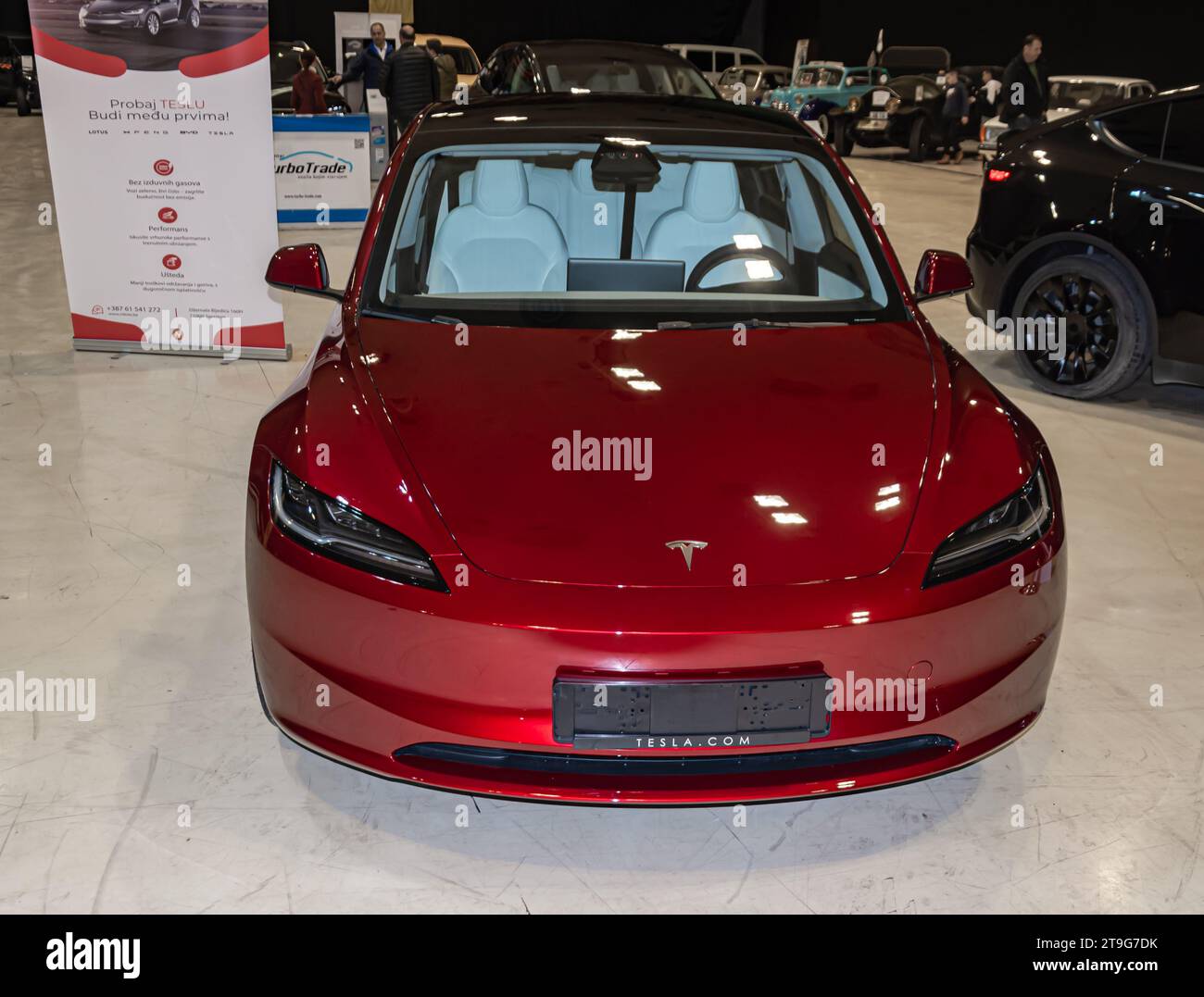 Tesla Model 3 at Sarajevo Car Show - SIA 2023 Stock Photo - Alamy