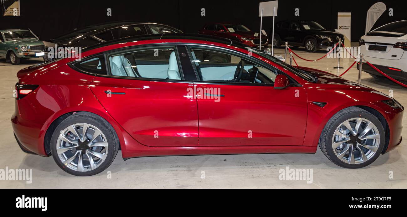Tesla Model 3 at Sarajevo Car Show - SIA 2023 Stock Photo - Alamy