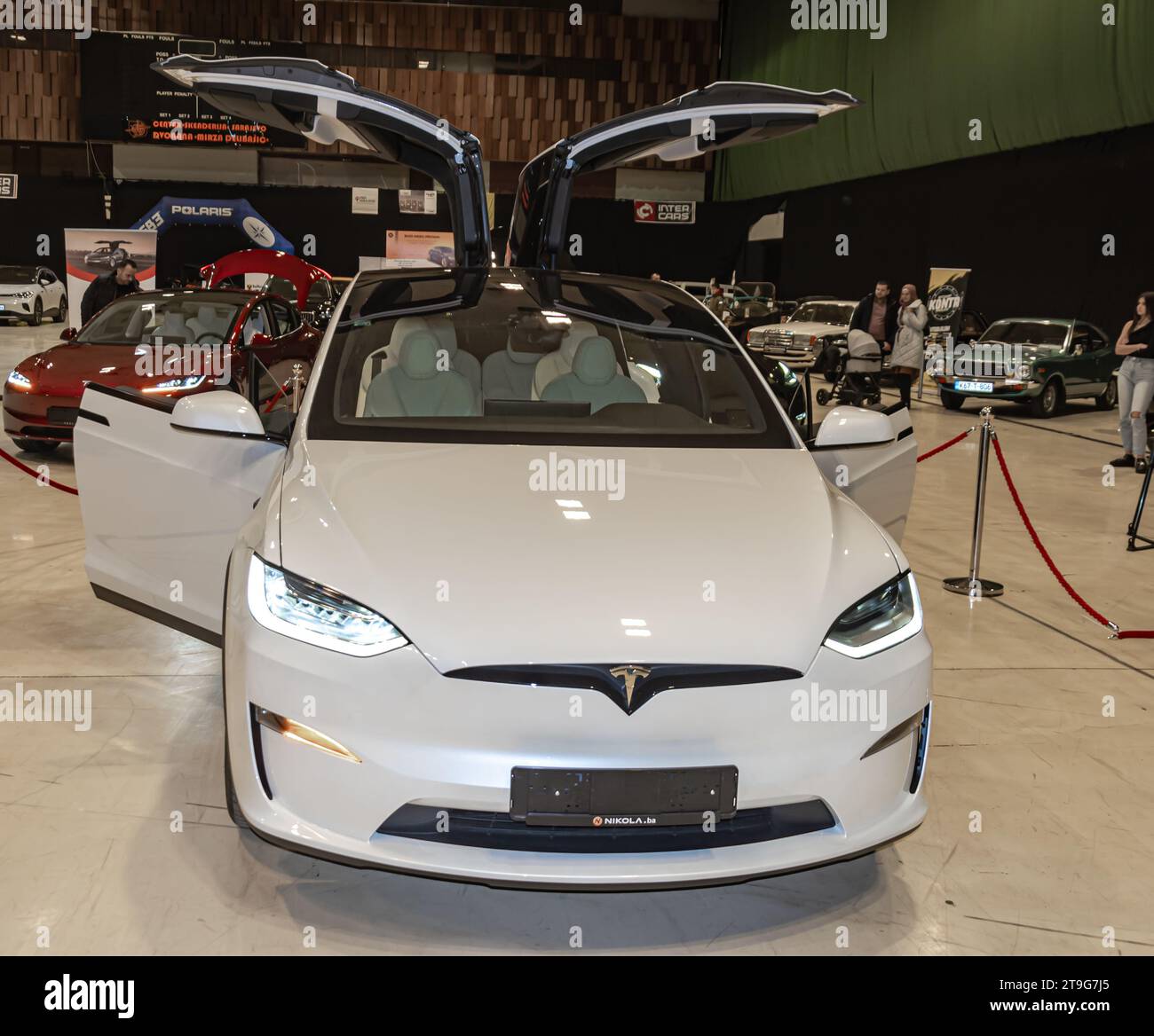 Tesla Model Y at Sarajevo Car Show - SIA 2023 Stock Photo - Alamy
