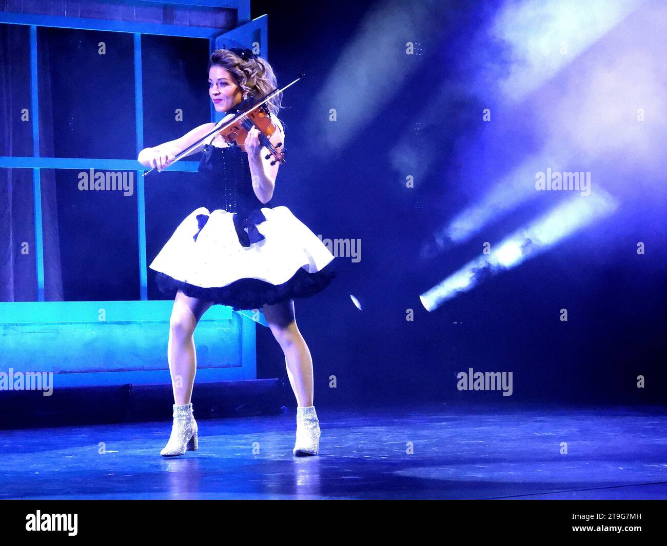 Las Vegas, USA. 24th Nov, 2023. Lindsey Stirling performs live in ...