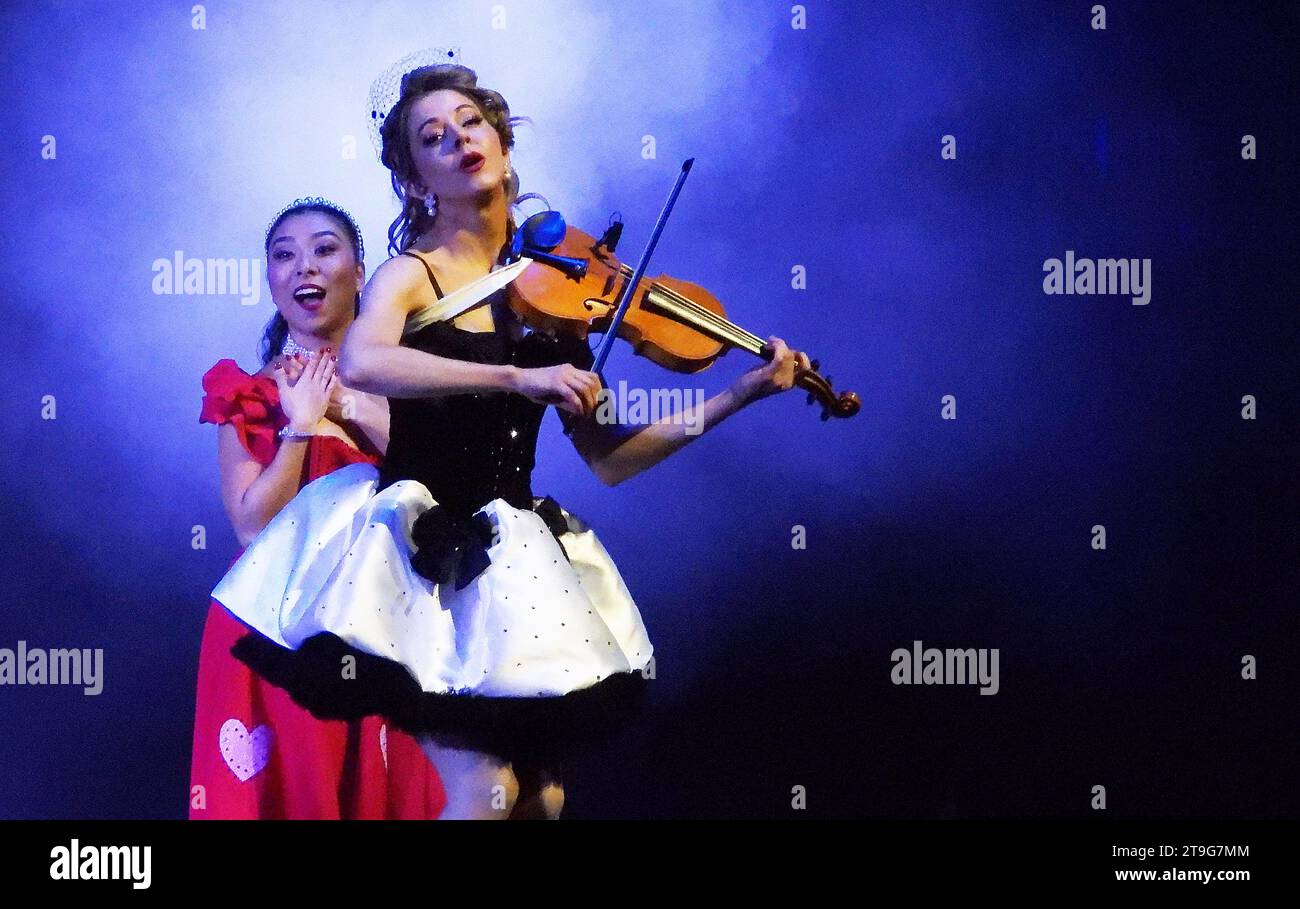 Las Vegas, USA. 24th Nov, 2023. Lindsey Stirling performs live in ...