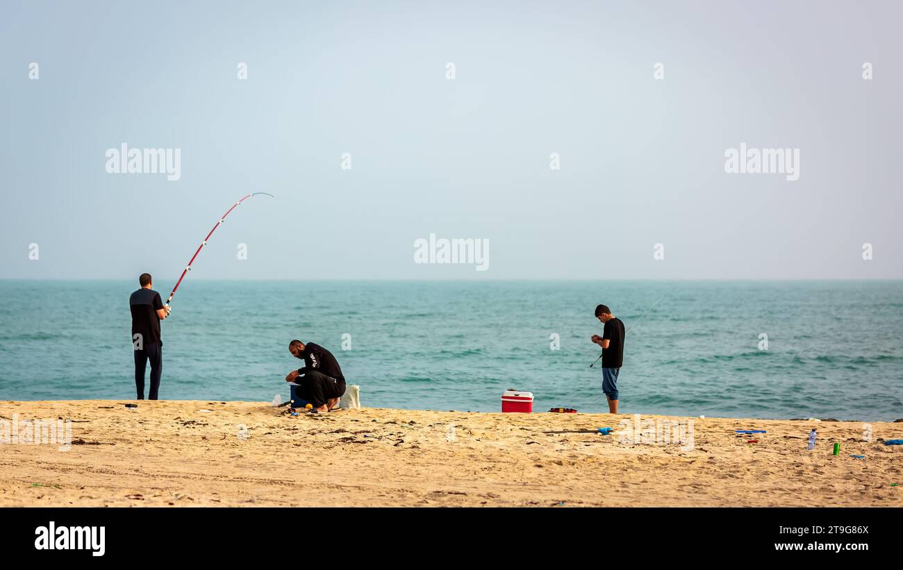 RAS TANURA beach in Jubail, Saudi Arabia, is a popular destination for ...