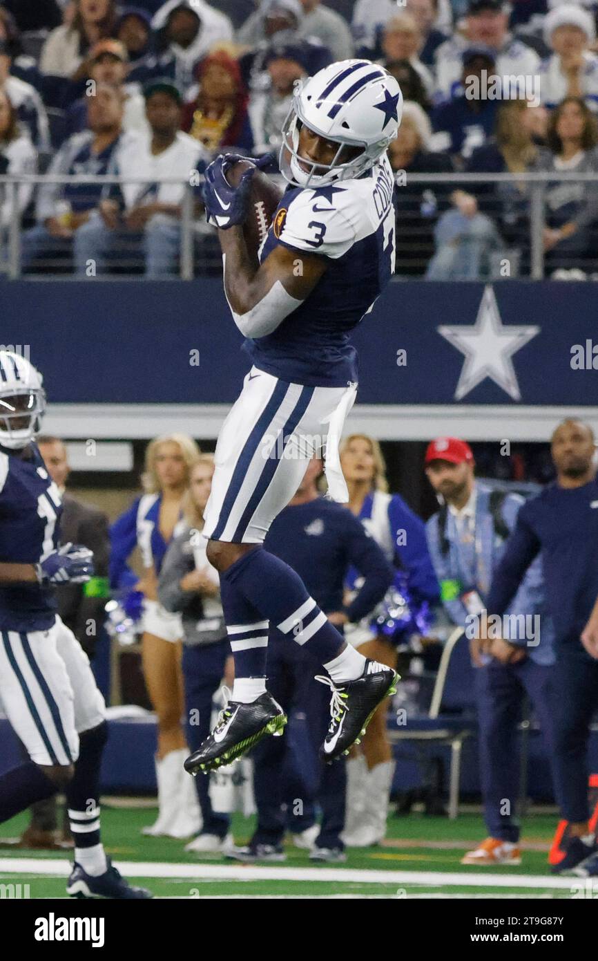 Dallas Cowboys wide receiver Brandin Cooks (3) catches a a pass during ...