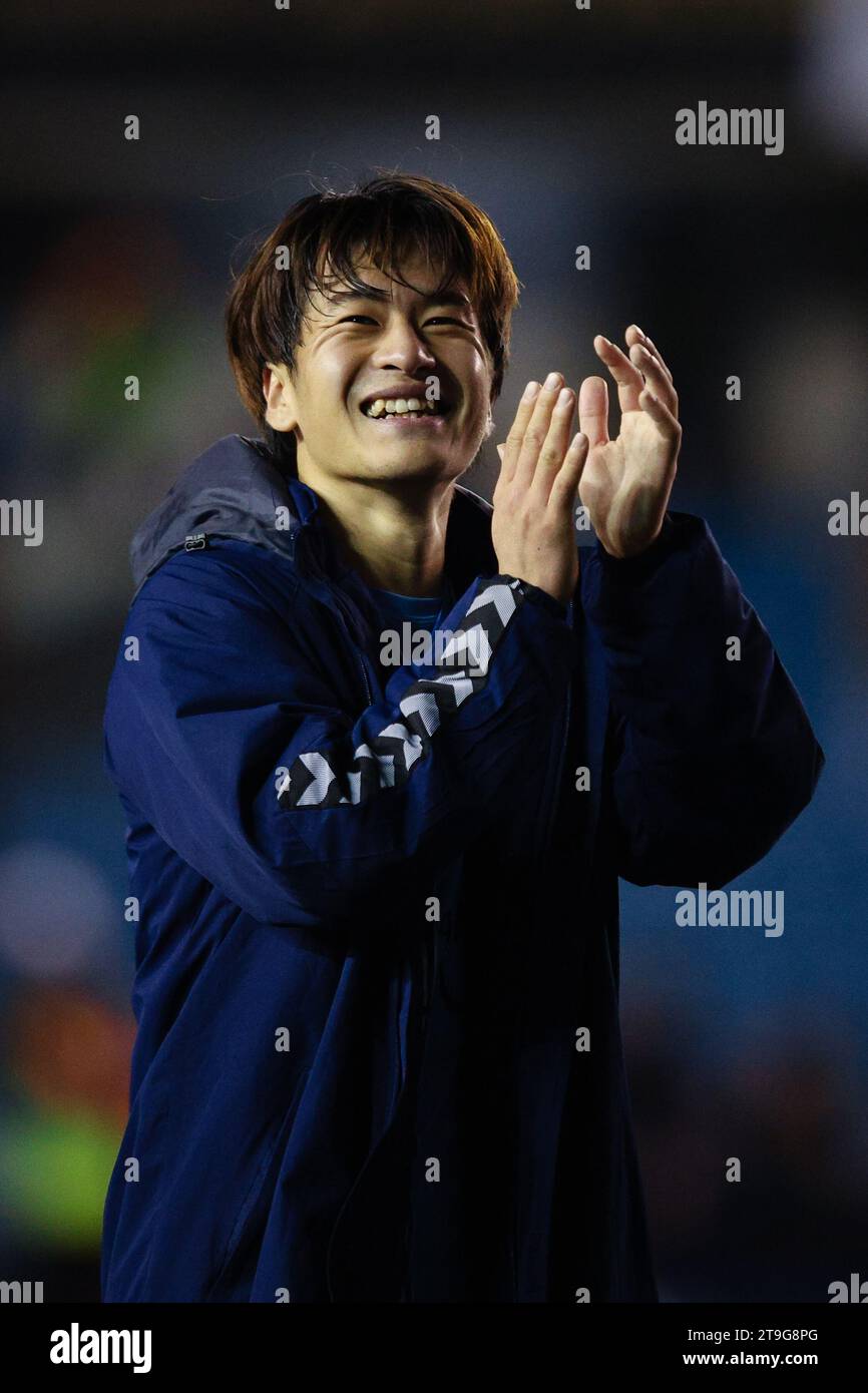 LONDON, UK - 25th Nov 2023: Tatsuhiro Sakamoto of Coventry City ...