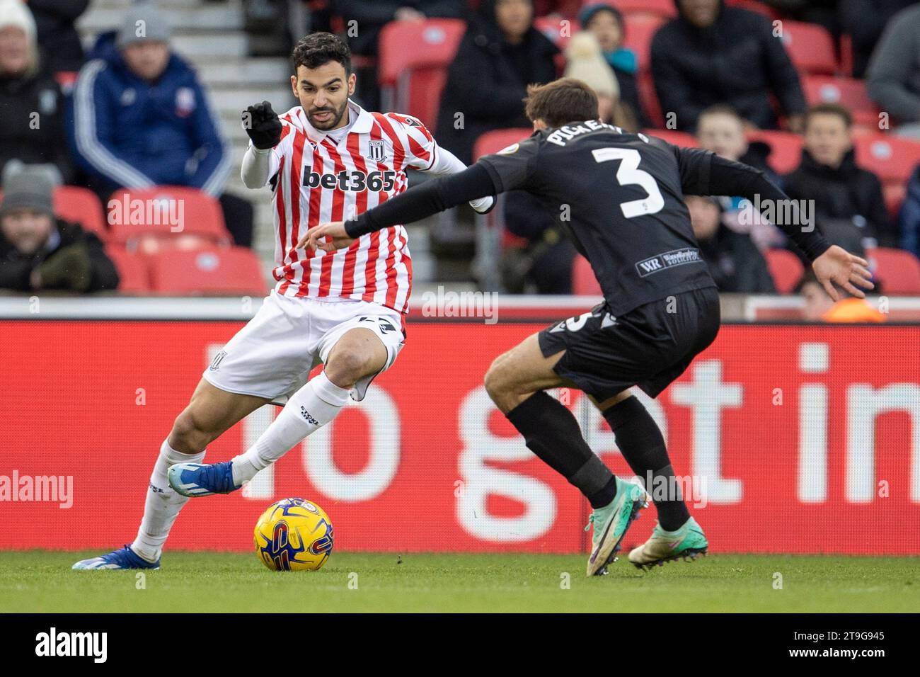 25th November 2023; Bet365 Stadium, Stoke, Staffordshire, England; EFL ...