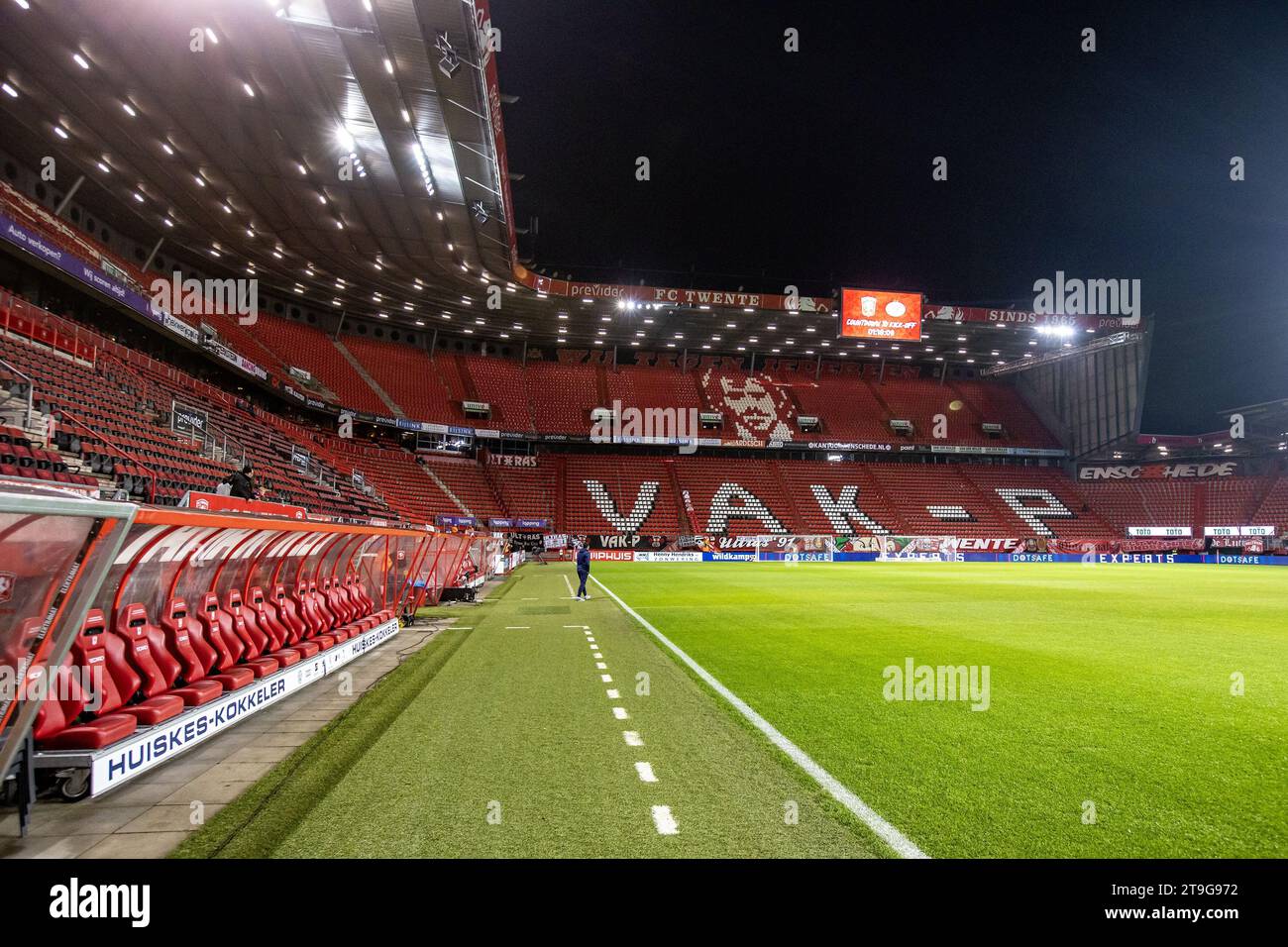 Enschede, Netherlands. 25th Nov, 2023. ENSCHEDE, Stadium De Grolsch Veste, 25-11-2023, season ...