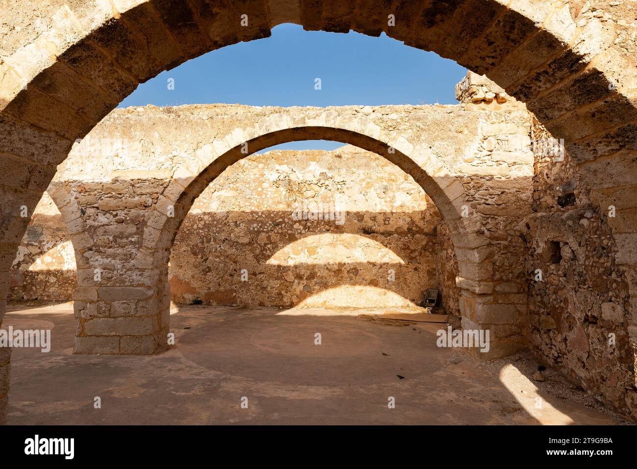 Ruins of the warehouse complex of the northern auxiliary gate at the ...