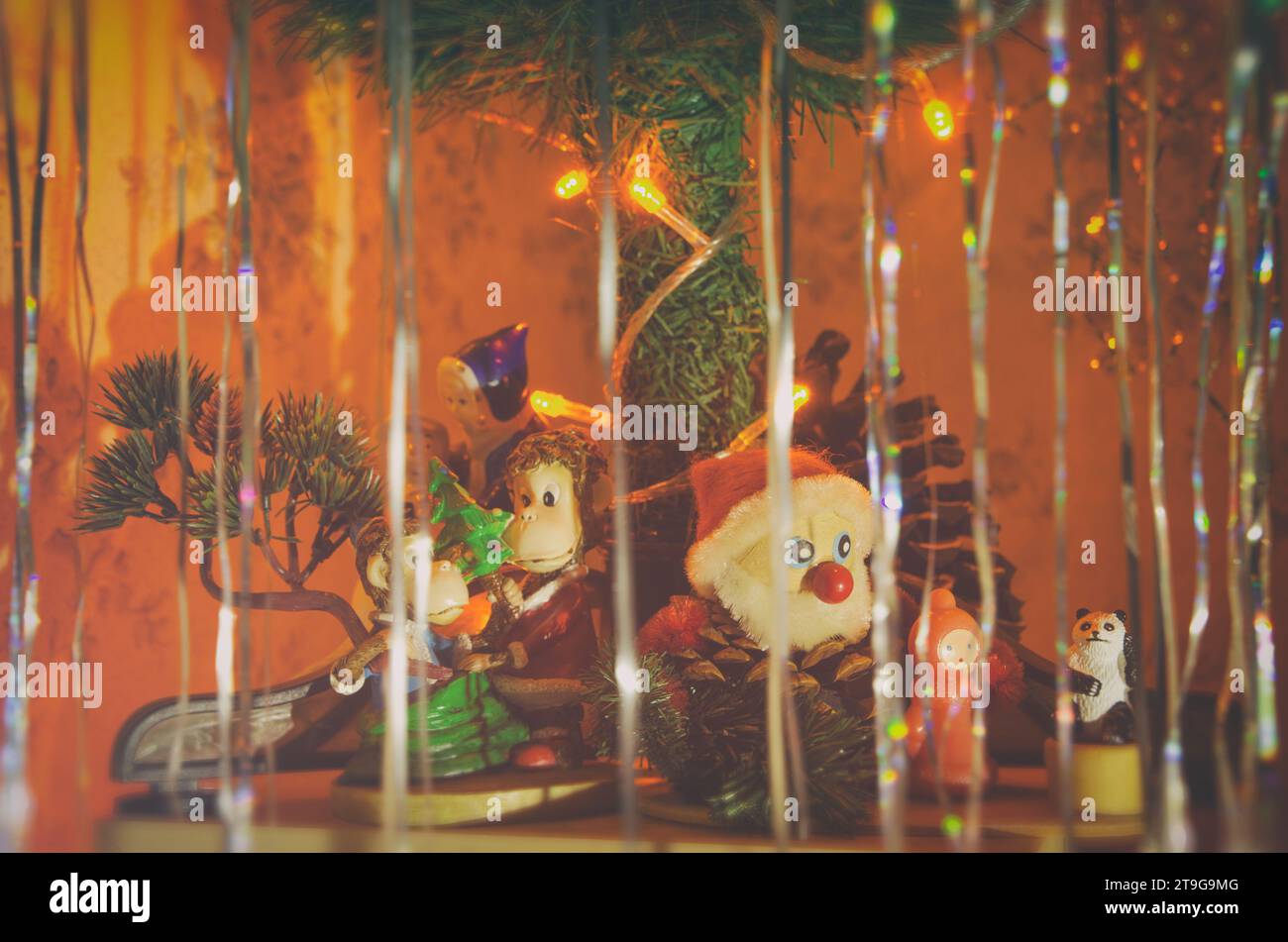 Vintage toys under christmas tree hi-res stock photography and images ...