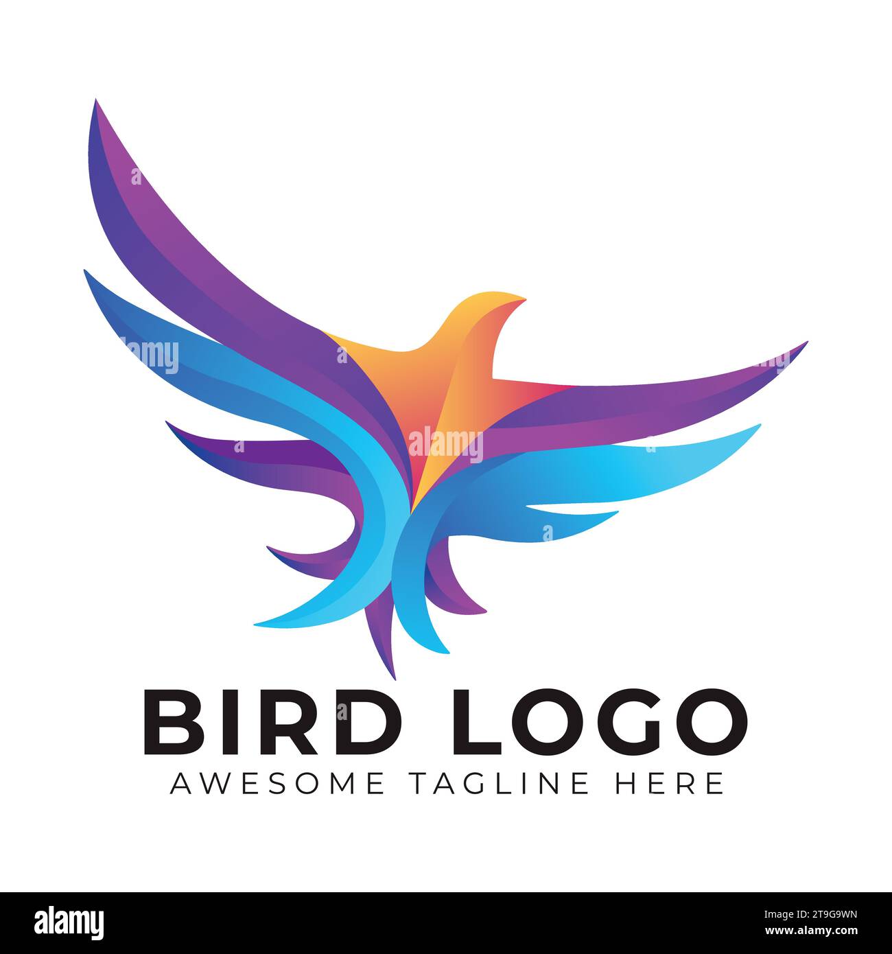 Bird Logo Design Stock Vector Image & Art - Alamy